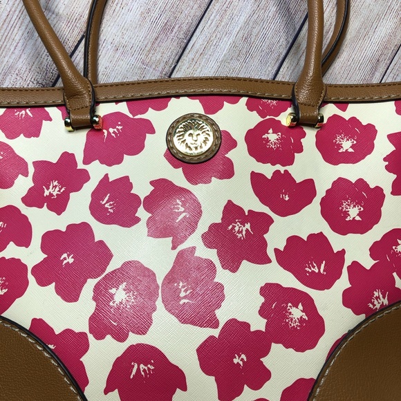 Anne Klein | Bags | Anne Klein Two Handbags Totes Gold Metallic Floral ...